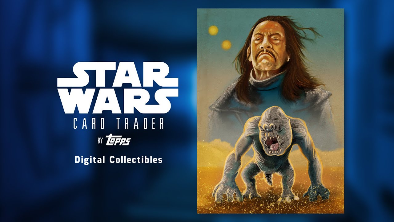 The Book of Boba Fett Rancor Danny Trejo Star Wars Card Trader Original ...