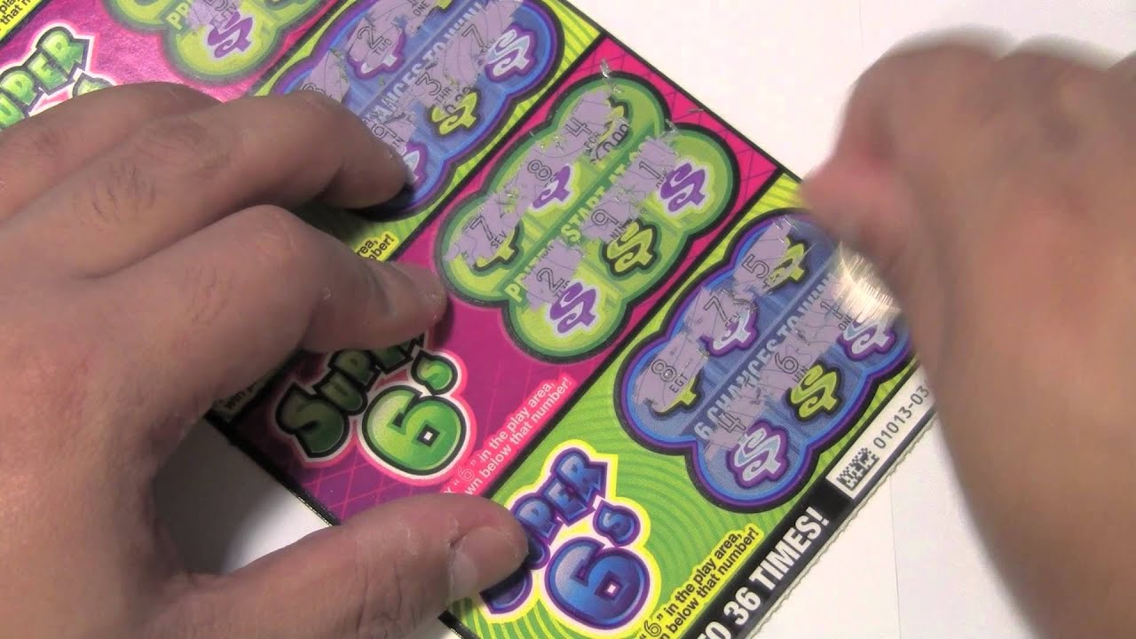 $20 Challenge - Super 6's Instant Scratch off Lottery Ticket NJ Win ...