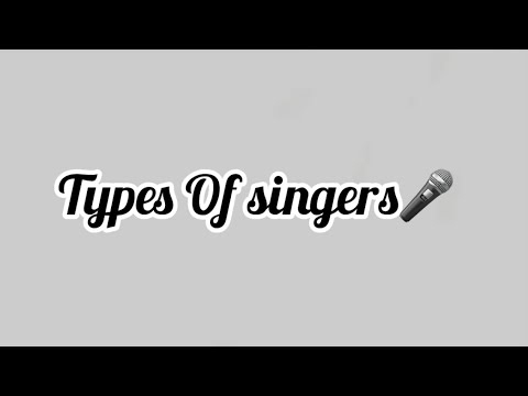 Types of singers😆 - YouTube