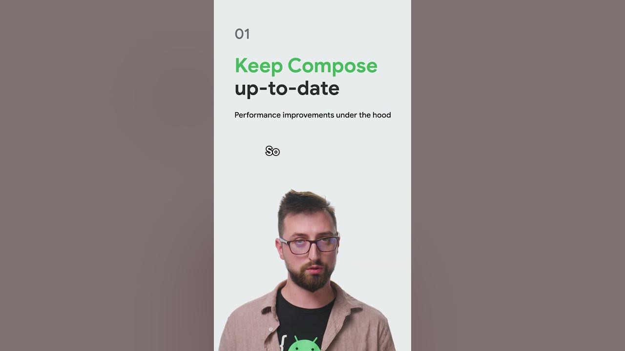 Techniques to improve your Jetpack Compose app performance - YouTube