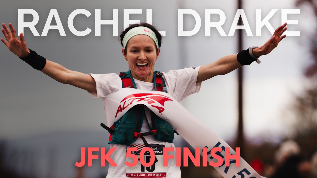 Rachel Drake's JFK 50 Mile Course Record Finish | 2024 - YouTube