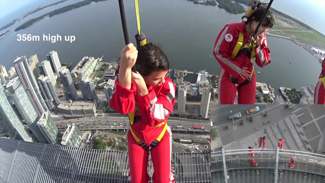 Hanging 1,168 Feet!! above Toronto! - YouTube