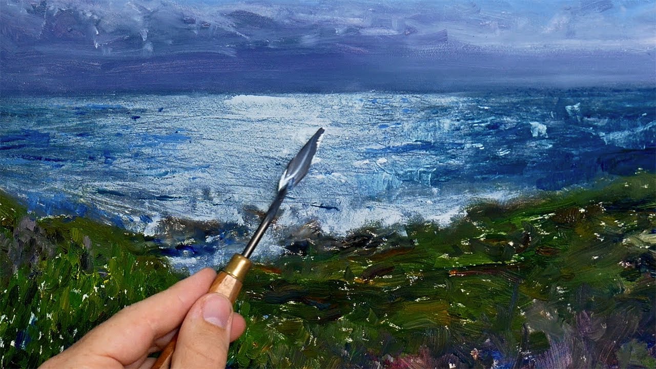 How to Paint Highlights on Water - YouTube