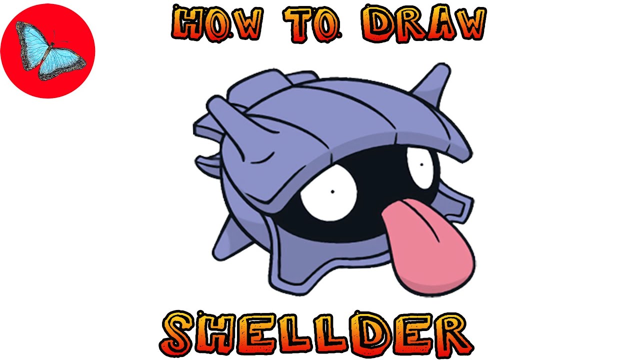 How To Draw Pokemon - Shellder | Drawing Animals - YouTube