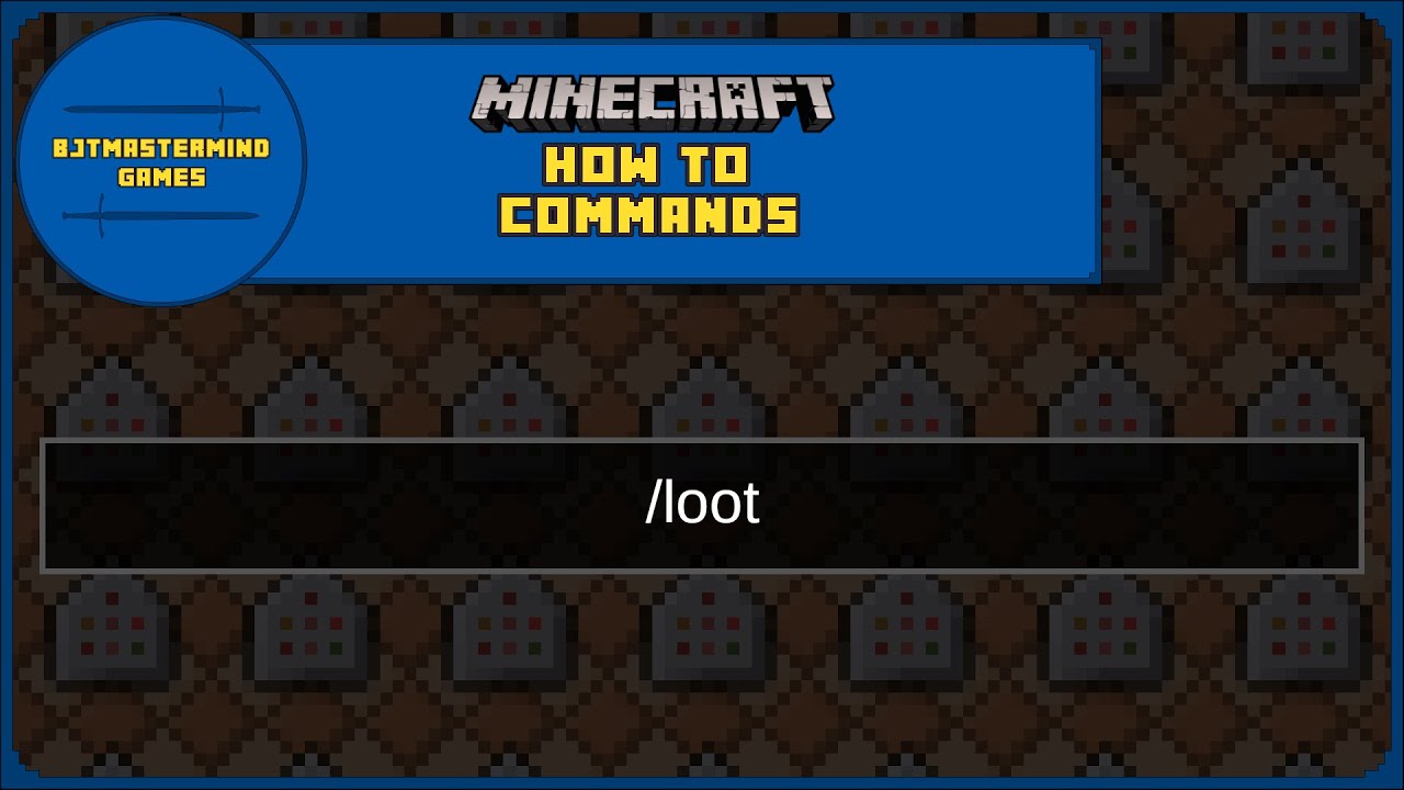 How To Commands [Ep.17] | Loot Command - YouTube