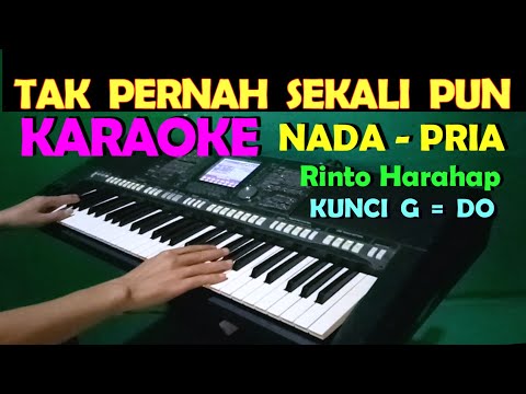 KAU YANG KUSAYANG - Rinto Harahap | KARAOKE NADA PRIA | Lagu Lawas