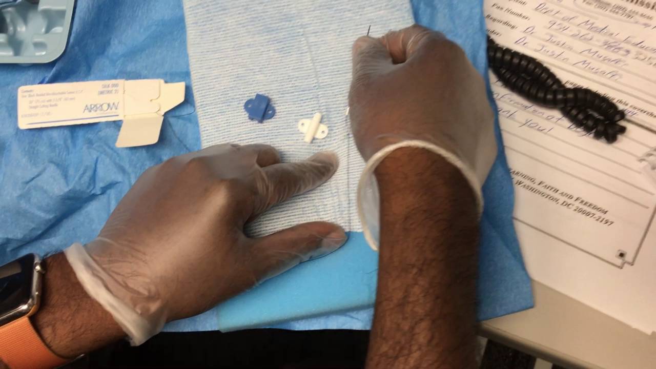 Straight Needle Safety Techniques - YouTube