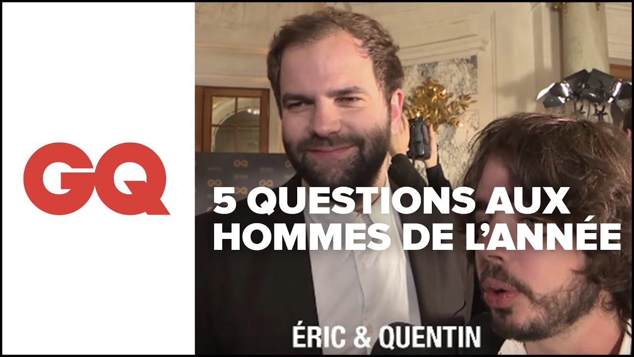 Eric et Quentin, Vincent Lacoste, Lizarazu...: 5 Questions aux Hommes ...
