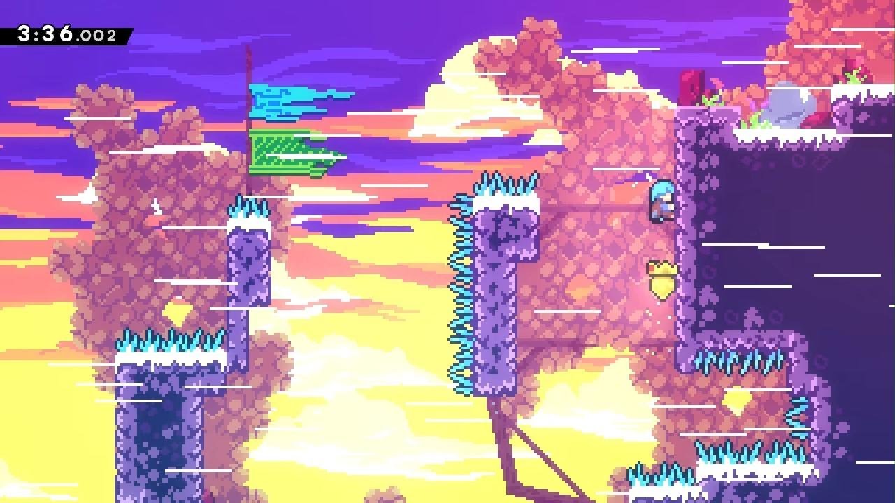 Celeste chapter 4 A side golden strawberry speedrun - YouTube