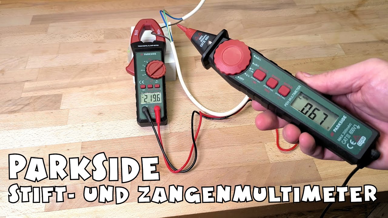 PARKSIDE® Zangenamperemeter PZM 2 B4 / Stift-Multimeter PSM 2 B4 - YouTube