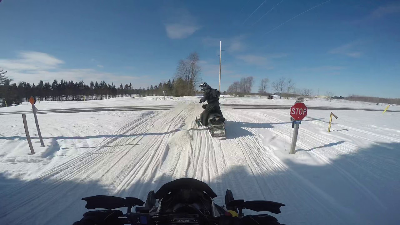 Snowmobiling Michigan 2/8/20 pt3 - YouTube
