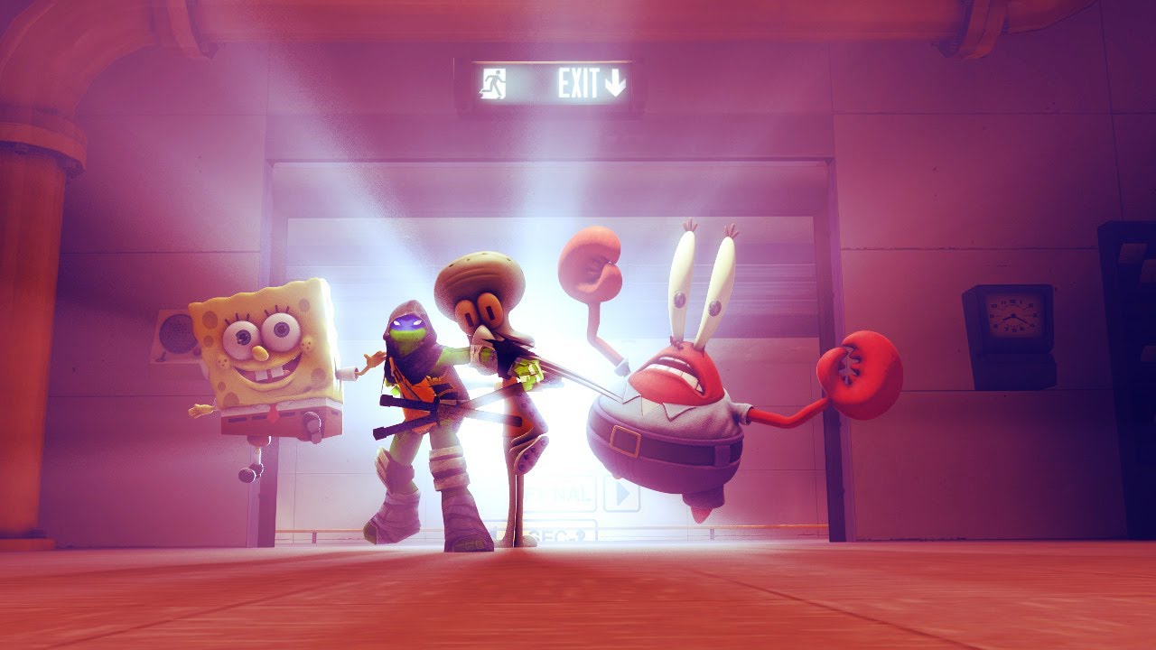 Spongebob FINAL BATTLE with Sharks - YouTube