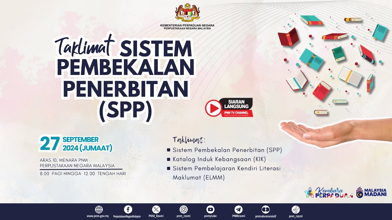 TAKLIMAT SISTEM PEMBEKALAN PENERBITAN (SPP) 2024 - YouTube