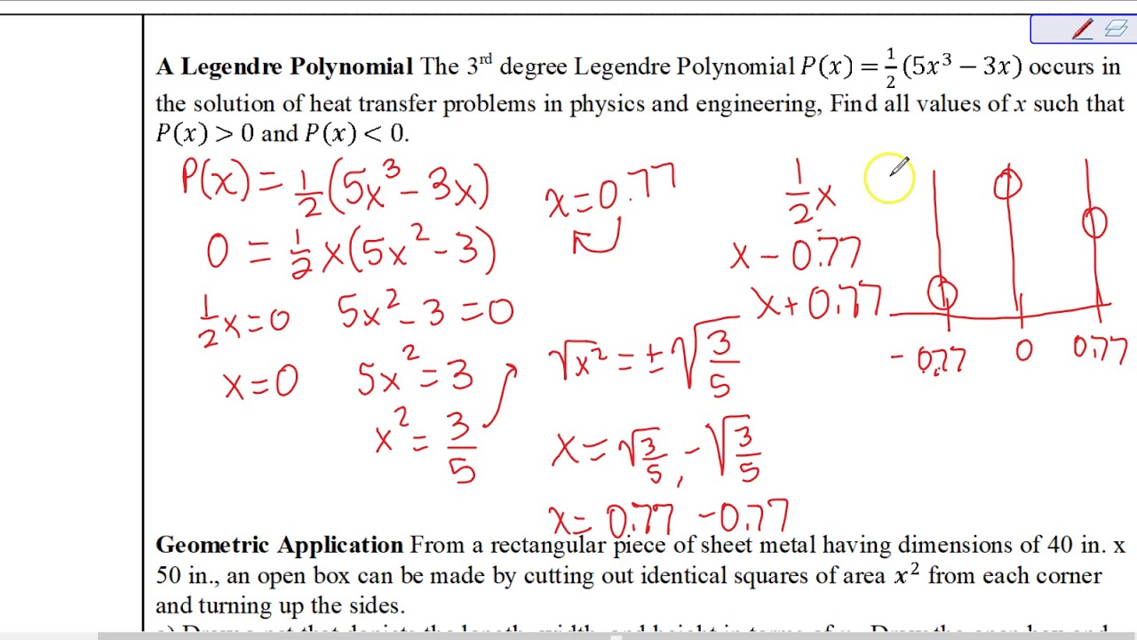 4.1c Polynomial Applications - YouTube