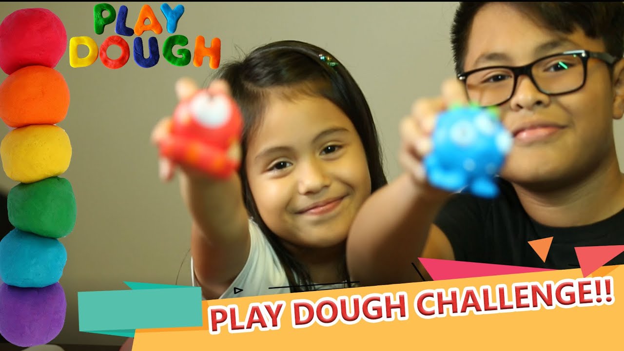 PLAY-DOH MONSTER CHALLENGE! - YouTube
