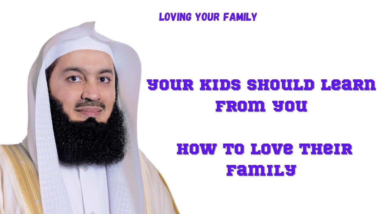 Hugging and Kissing in front of the kids!!! Mufti Menk - YouTube