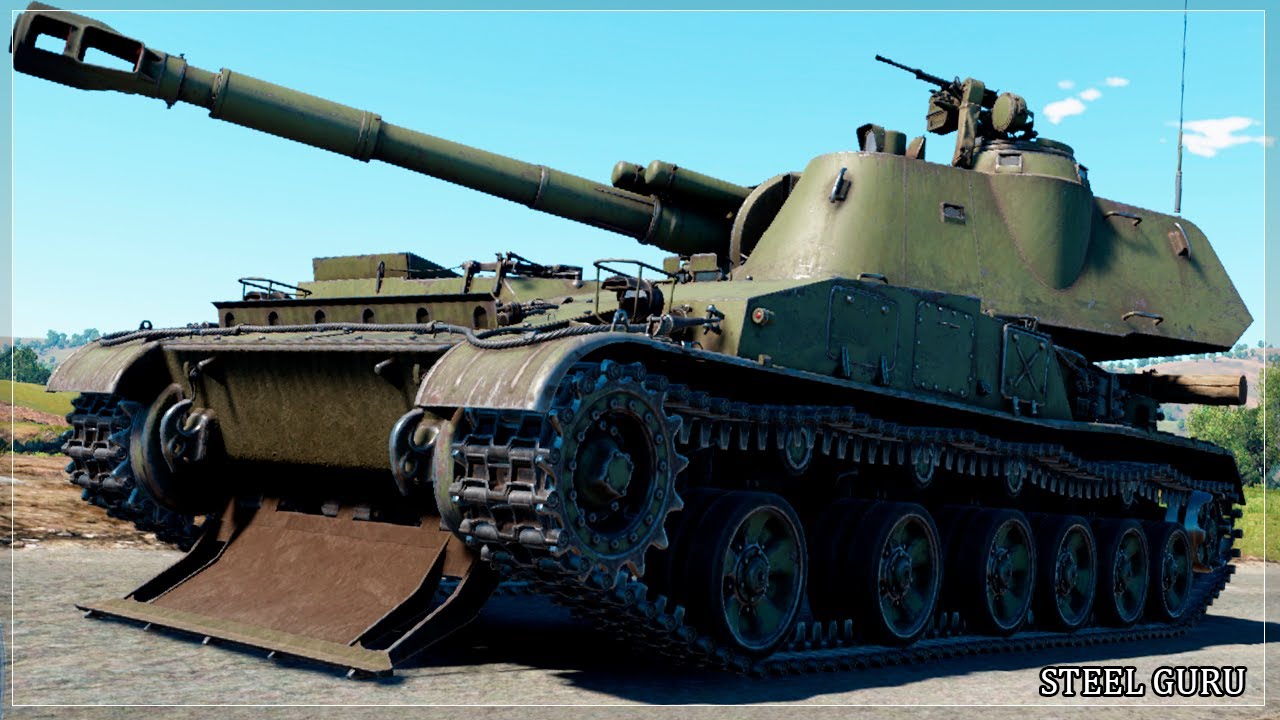 NEW RUSSIAN FREE AVRE !!! 152mm Cannon with Dozer Blade! (War Thunder Dev) - YouTube