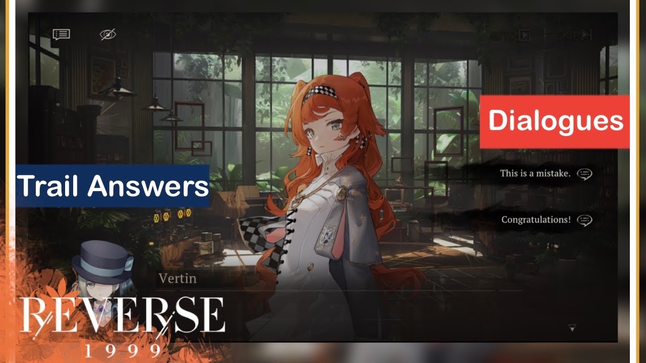 Reverse: 1999 All Possible Dialogues Options + Trail Answers ( Prologue ...