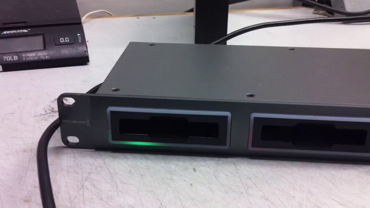 Blackmagic Design HyperDeck Studio Pro 2 - For Sale - YouTube