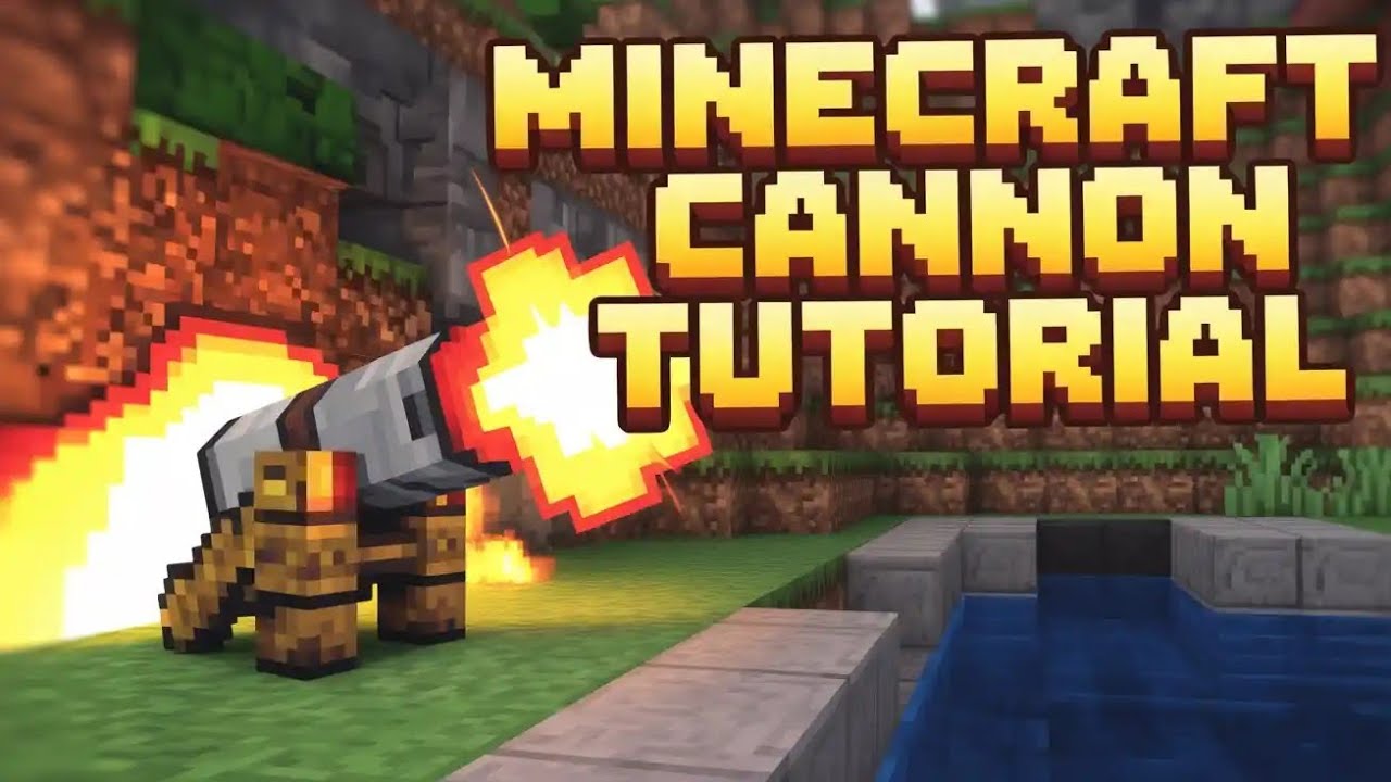 Making a small but powerful🔥🔥 cannon in Minecraft 🙀🙀 - YouTube