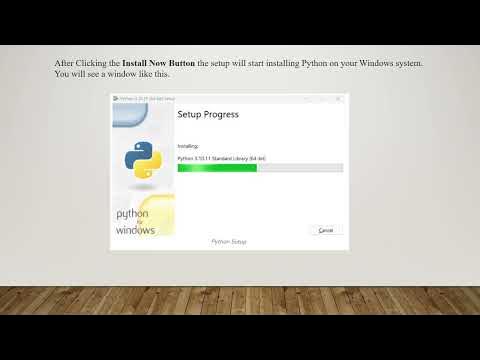 Steps to install python - YouTube