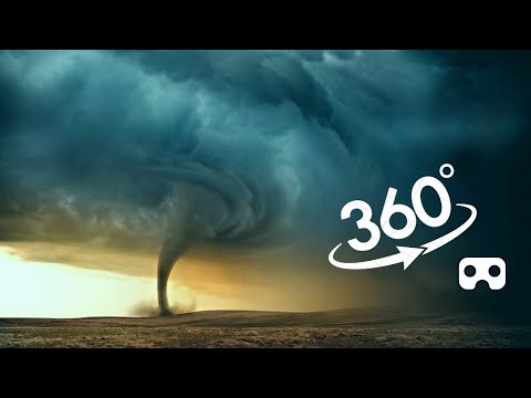 VR EXTREME TORNADO SIZE Natural Disaster 360 Comparison #360video - YouTube