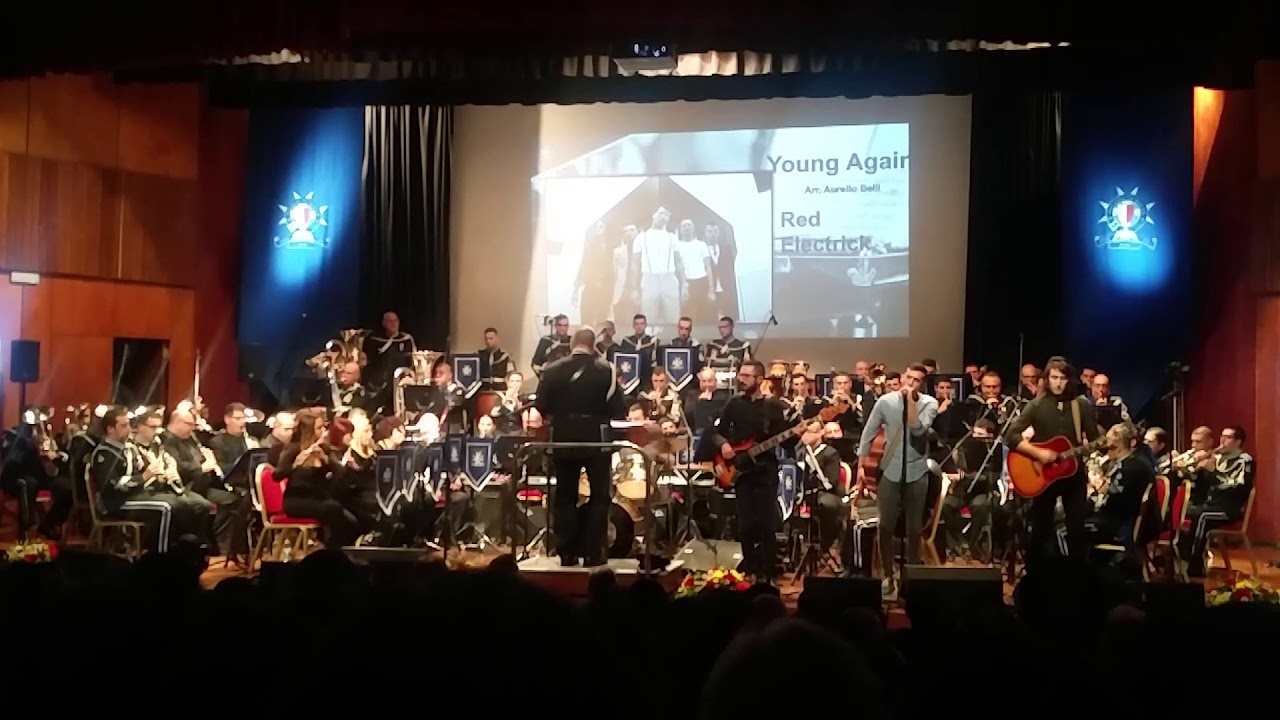 The Malta Police Band (1) Red Electrick - Young Again - At Sir Temi ...