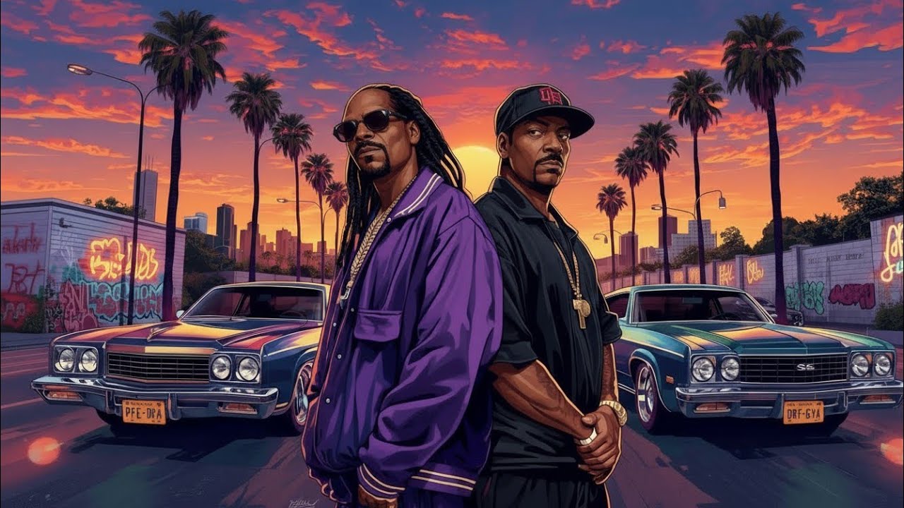 G-Funk Express L.A || 90s West Coast Hip Hop Hits || Sunset Boulevard ...