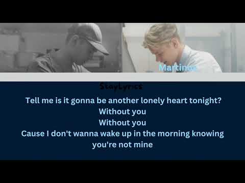 Marcus and Martinus Without You color coded lyrics 