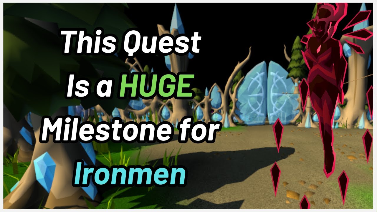 This quest was a HUGE milestone for the Ironman - CM #30 - OSRS Ironman ...