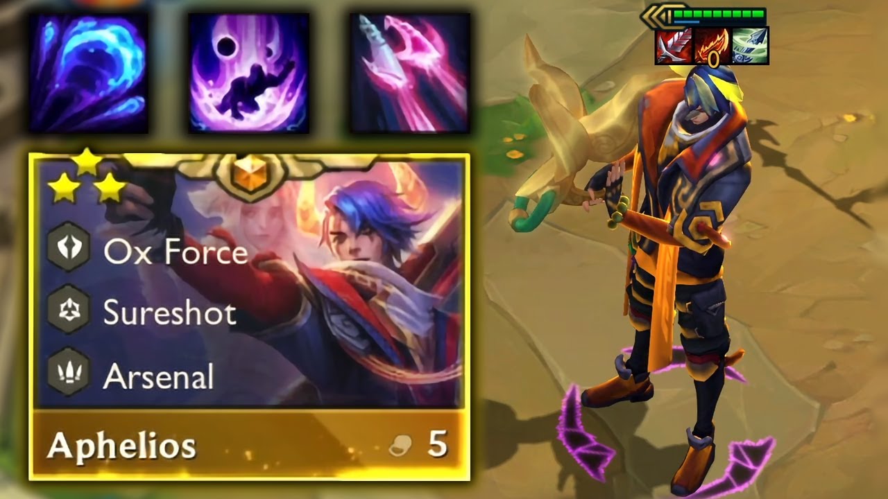 I Tested Every 3 Star Aphelios Ability Tft Set 8 Pbe Youtube