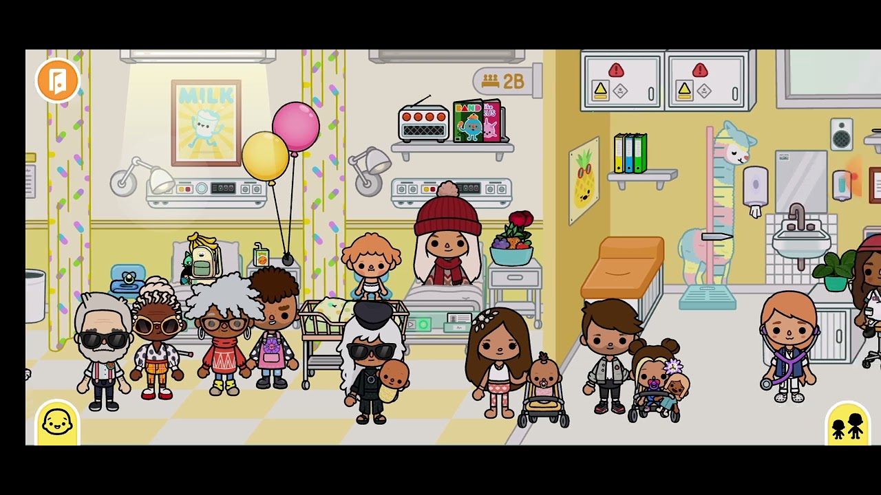 TOCA LIFE WORLD - baba rosa je dobila unuka ( Milojko ) - YouTube