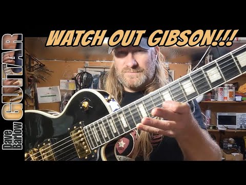 Chibson Les Paul Custom, IronGear Dirty Torque Pickup - YouTube
