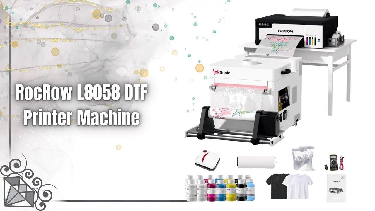 RocRow L8058 DTF Printer Review | Best A4 DTF Bundle for Custom T ...