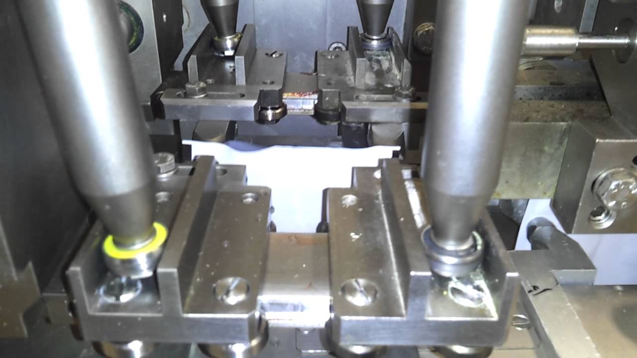 Bossar 1400 Pouch packaging line - YouTube