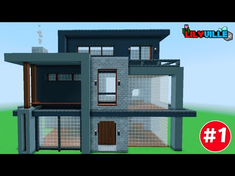 How To Make Jack Lilyville Morden House ||Minecraft Tutorial Part 1 ...