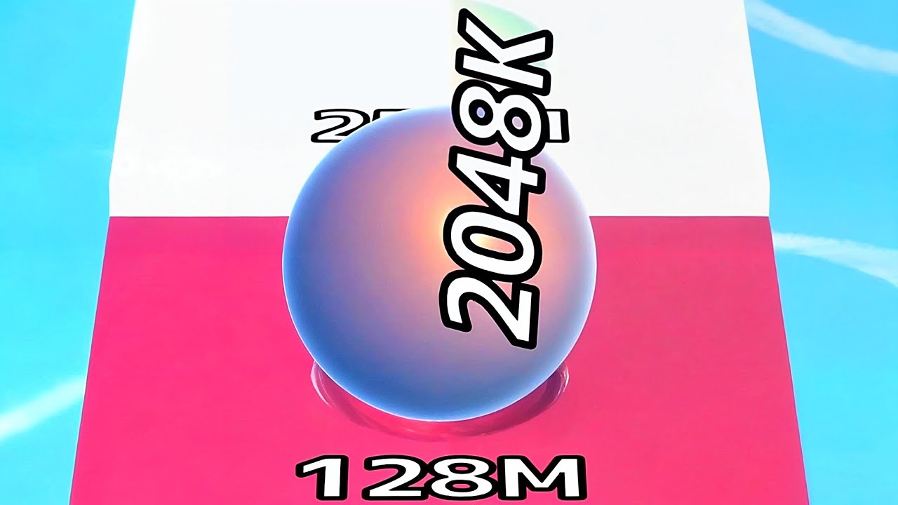 Ball Run Infinity Number Up To (128M, 256M, 512M, 1024M) ! All Levels ...