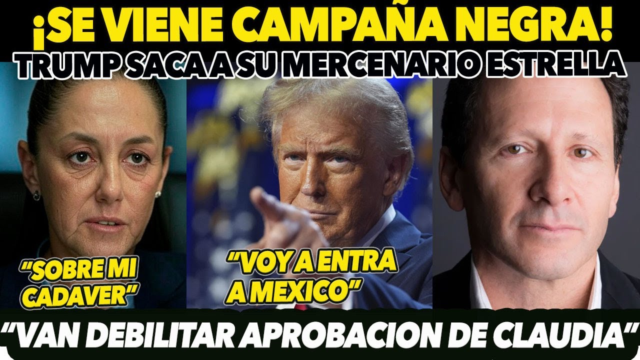 REAPARECE TIM GOLDEN! TRUMP ORDENA AT4QUE A SHEINBAUM! - YouTube