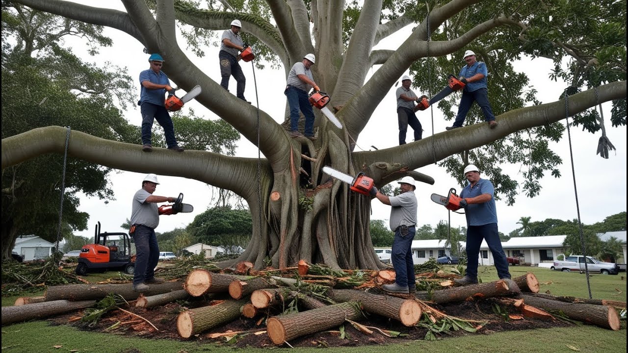 tânsky - Saw speed for high tree treatment - YouTube