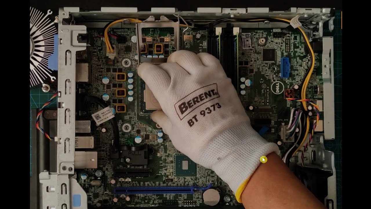 DELL OPTIPLEX Upgrade: Cleaning and Installing CPU, RAM, and SSD - YouTube