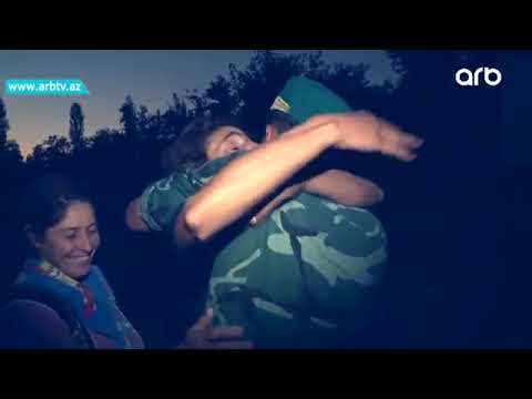 Əsgər anasının  sevincli anlari..
