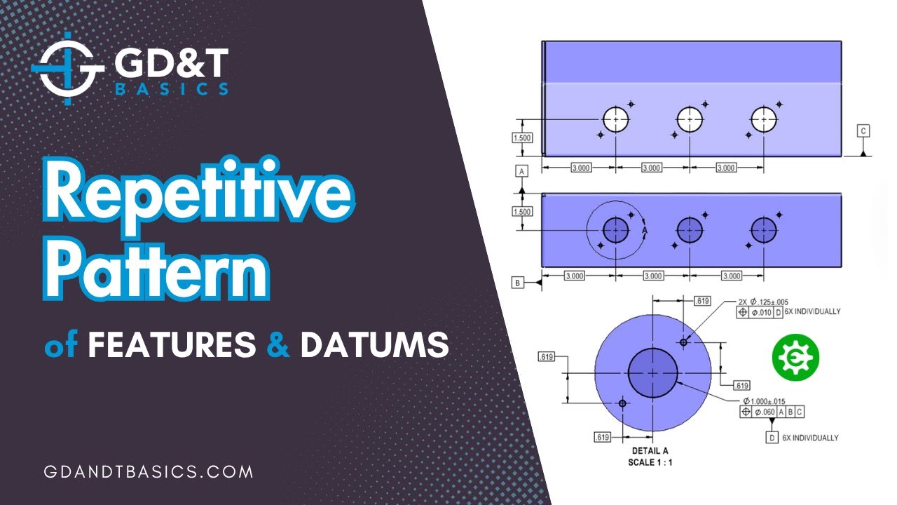 Repetitive Pattern of Features and Datums - YouTube