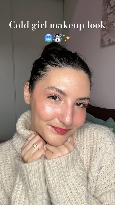 Trying the cold girl makeup trend 🥶☃️ What do you guys think? - YouTube