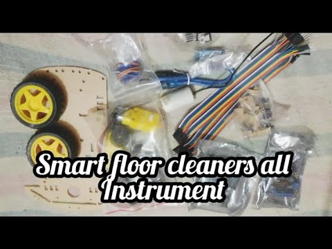 First in the world : PART1 Smart floor cleaner robot/ How to make it ...