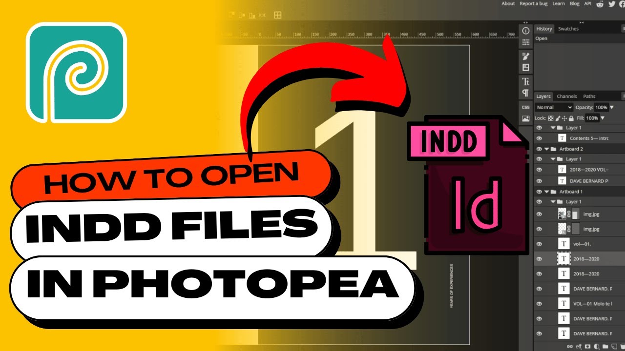 How to Open INDD Files Without InDesign Using Photopea (View or Convert ...