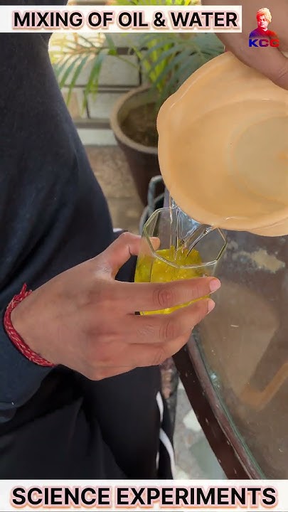 water mix with oil | science experiments #experiment #science #shorts ...
