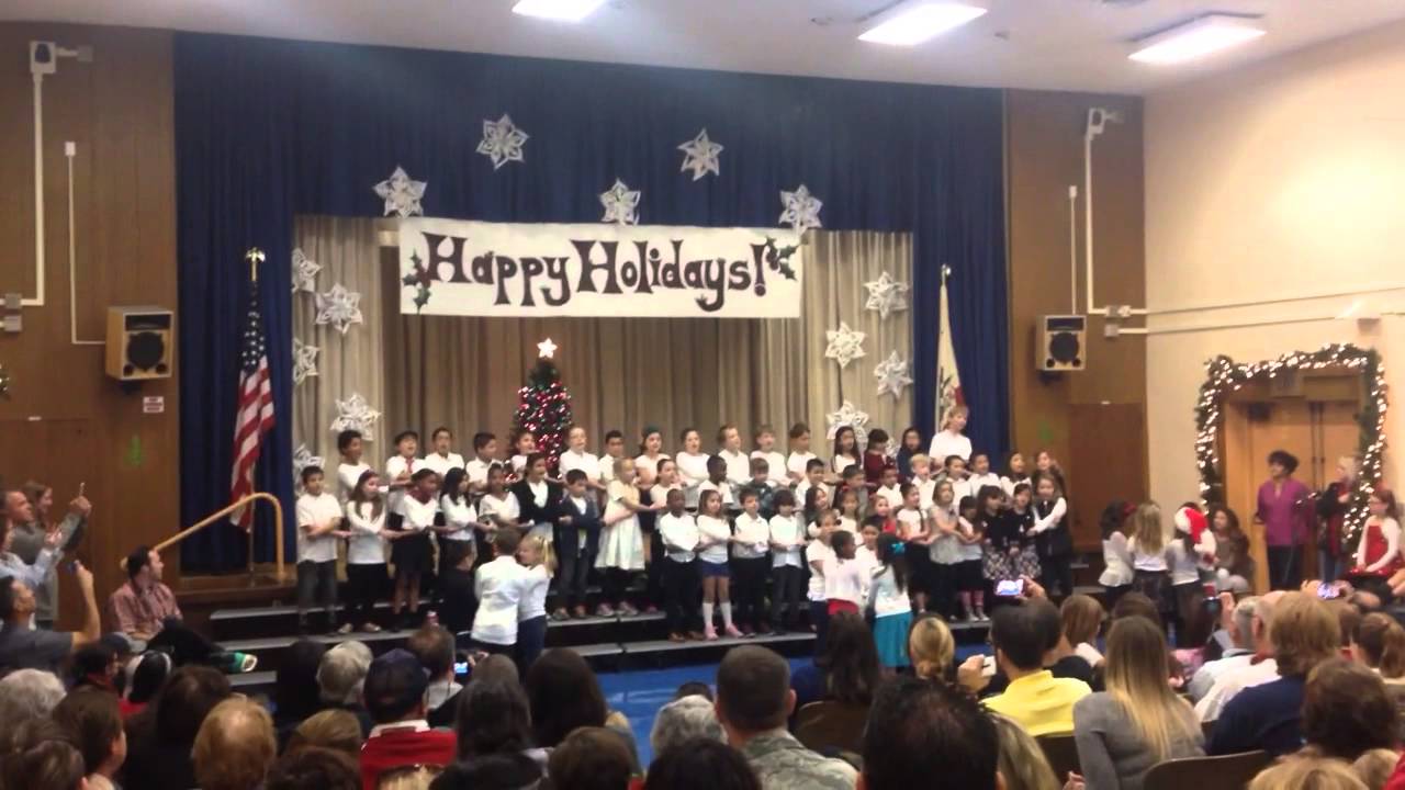 White Point Elementary 2013 Holiday Show - YouTube