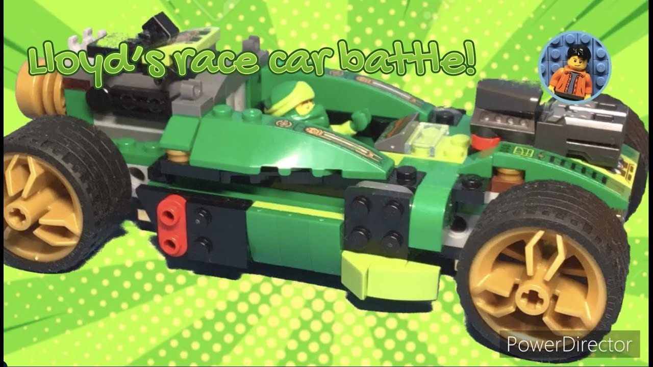 Lloyd’s race car battle - Lego Ninjago Core stop-motion animation - YouTube