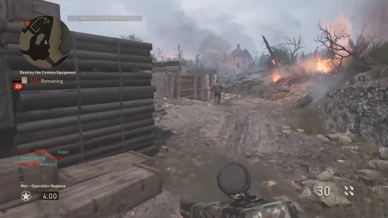 Call of Duty ww2 d day part2 - YouTube