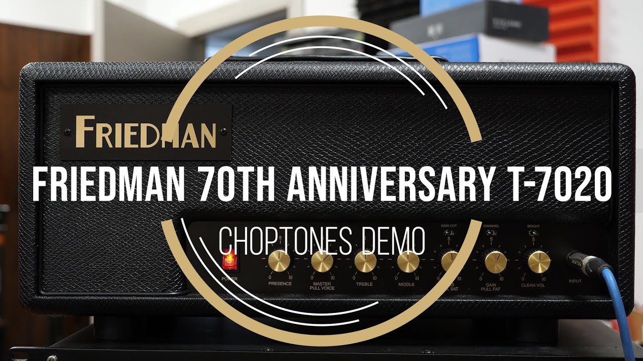 Friedman T-7020 Thomann 70th Anniversary | Playthrough Demo - YouTube